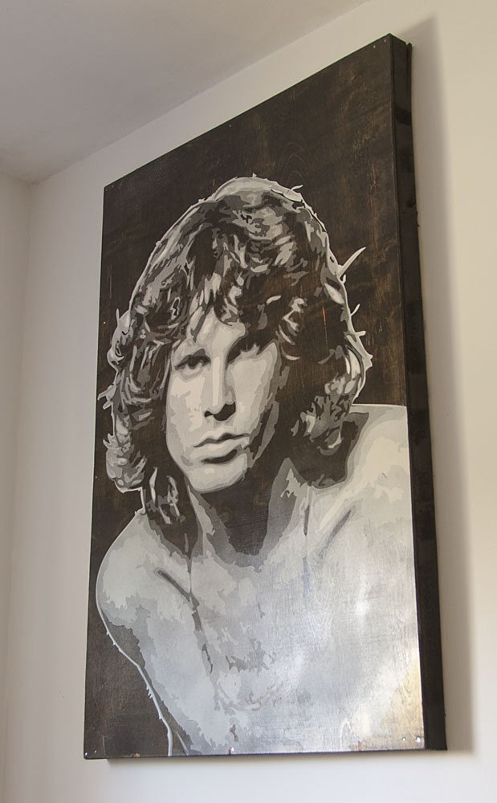 Jim Morrison Multilayer Graffiti Stencil Painting 24x36 - Etsy