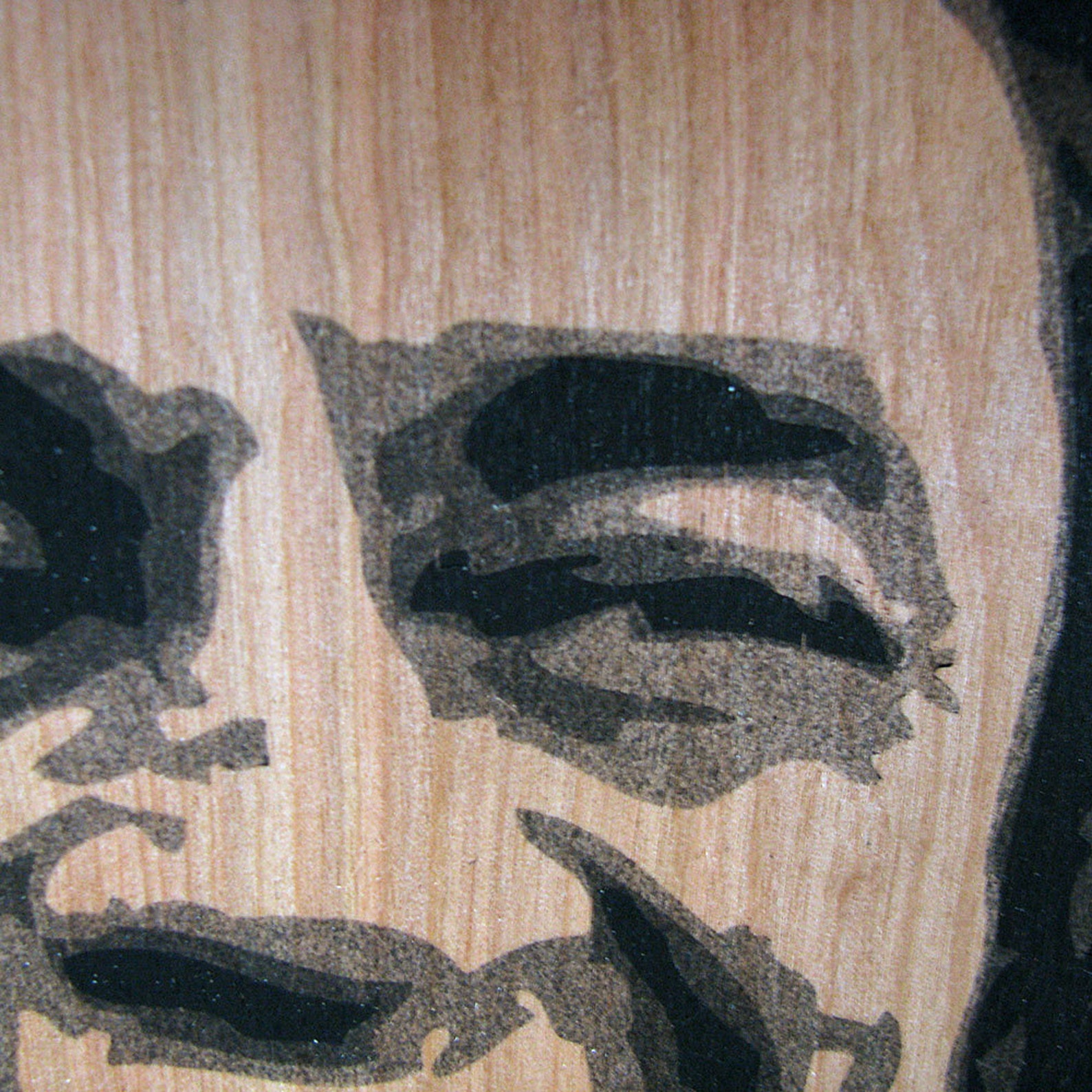 Johnny Cash Multilayer Graffiti Stencil Art on Wood Panel - Etsy