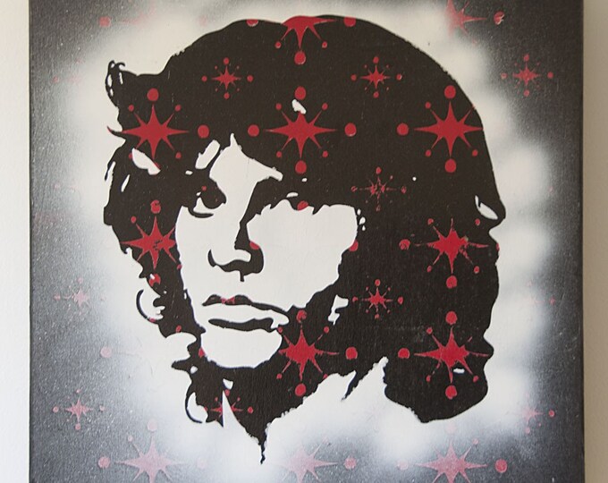 Jim Morrison Multilayer Graffiti Stencil Painting - Etsy