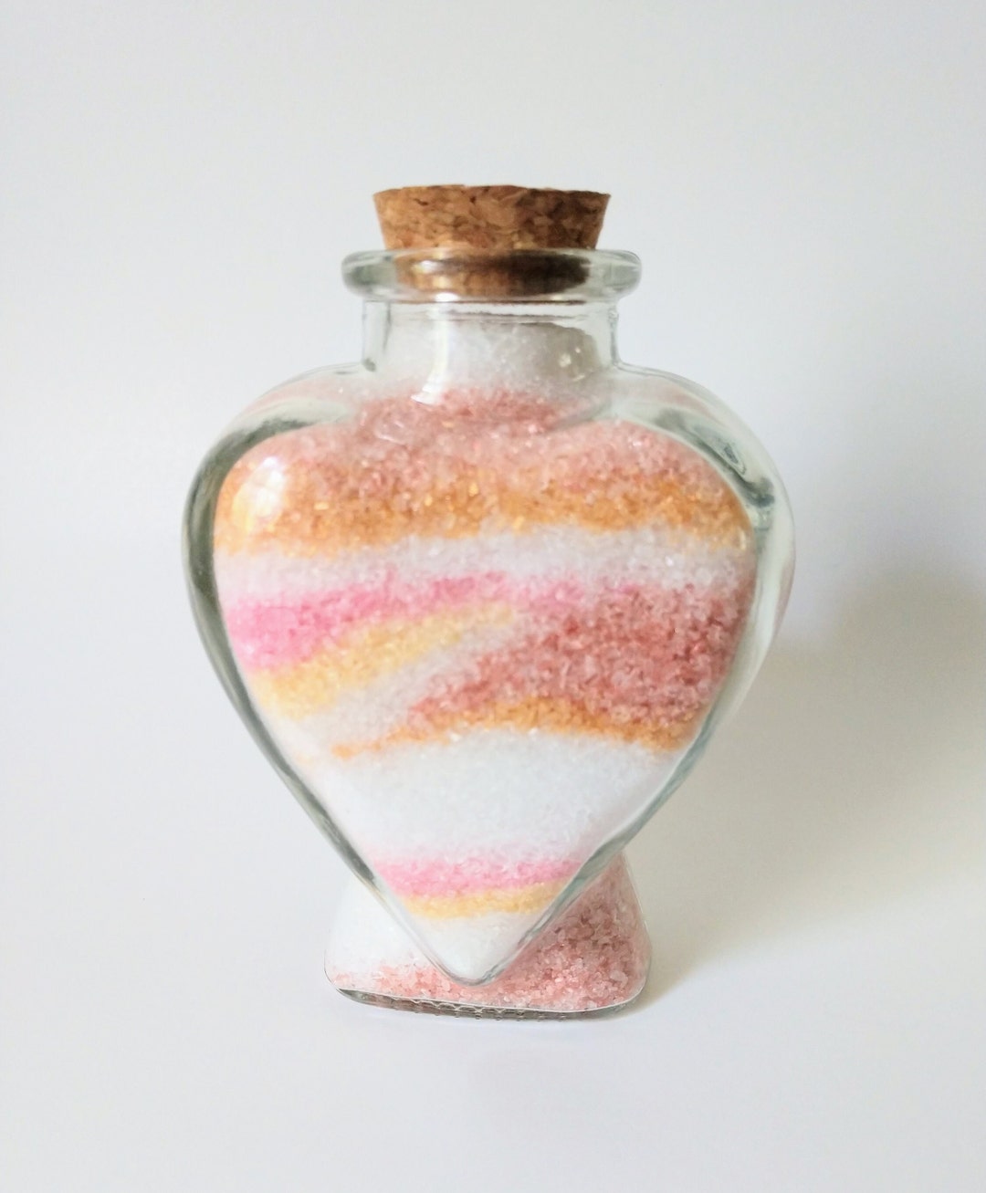 Pink "salt Art" Mica "colored Sand" Bottles - Etsy