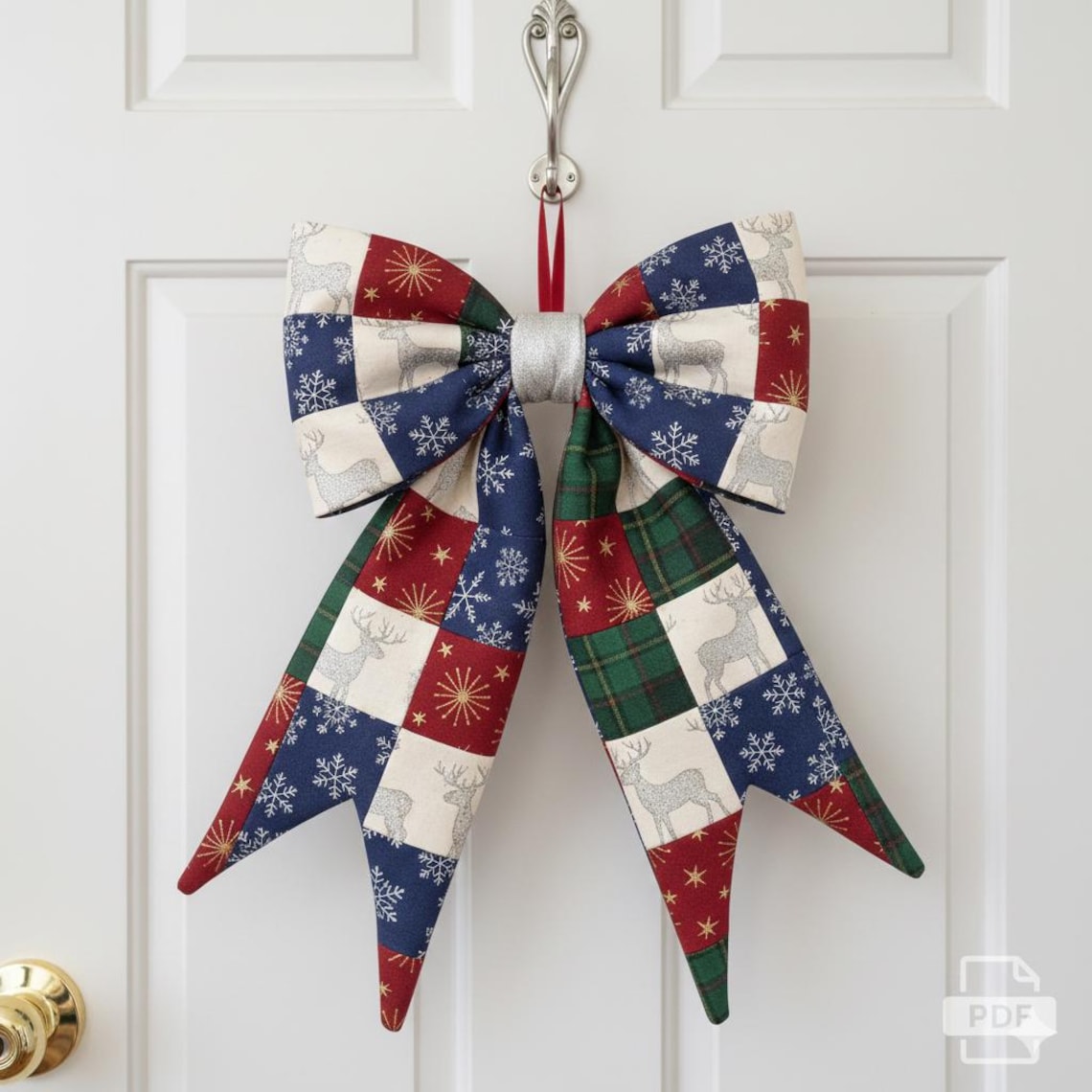 The Big Giant Quilted Bow Pattern – DIY Oversized Patchwork Bow, Bow ...