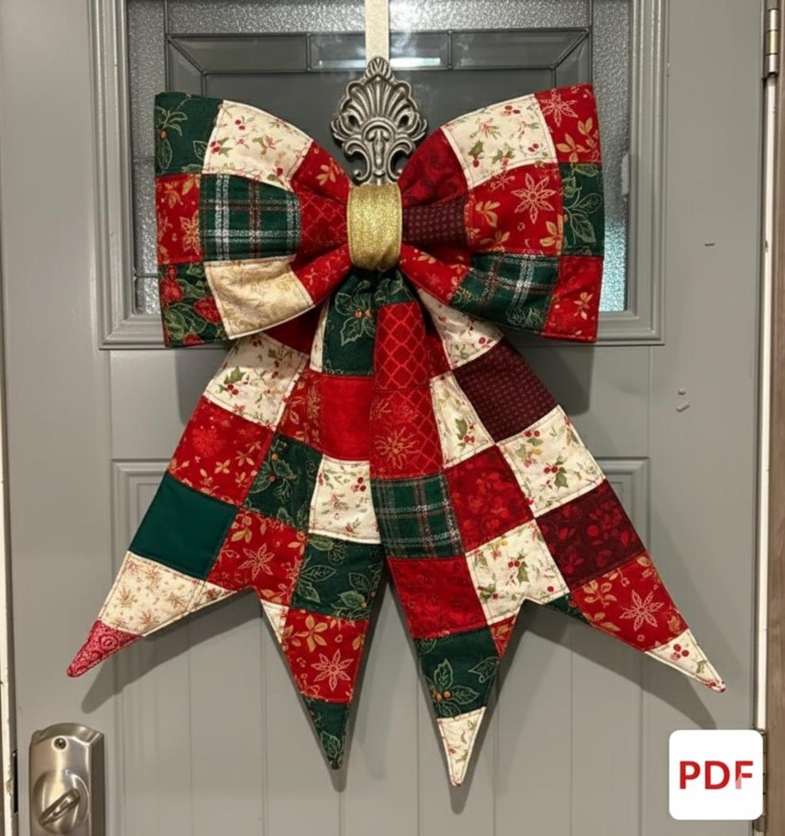 The Big Giant Quilted Bow Pattern – DIY Oversized Patchwork Bow, Bow ...