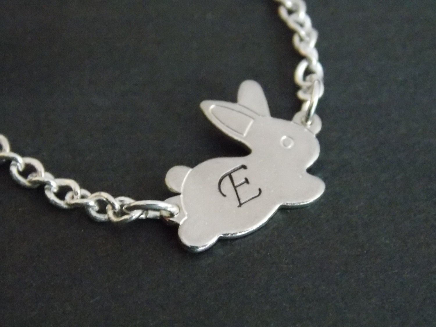 Silver Necklace, Rabbit Necklace, Bunny Necklace, Silver Bunny, Silver ...