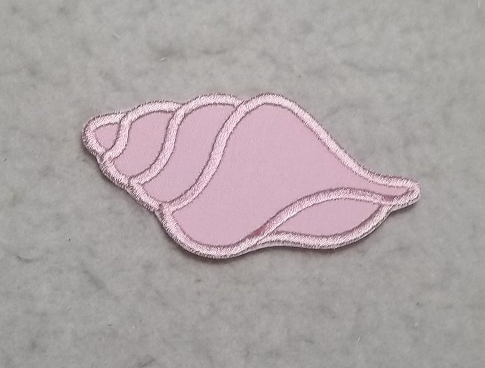 Conch Shell - MADE to ORDER - Choose COLOR and Size - Fabric Iron on ...