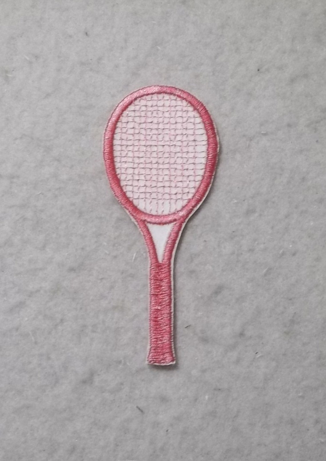 Tennis Racquet - MADE to ORDER - Choose Color and Size - Fabric Iron on ...