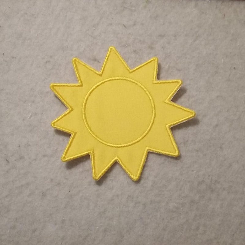 Sun Applique - Etsy