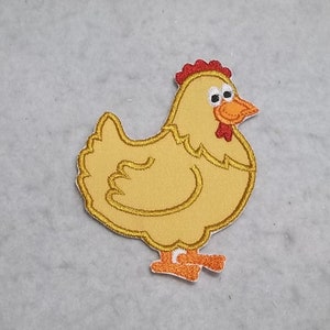 Chicken - MADE to ORDER - Choose COLOR and Size - Fabric Iron on ...