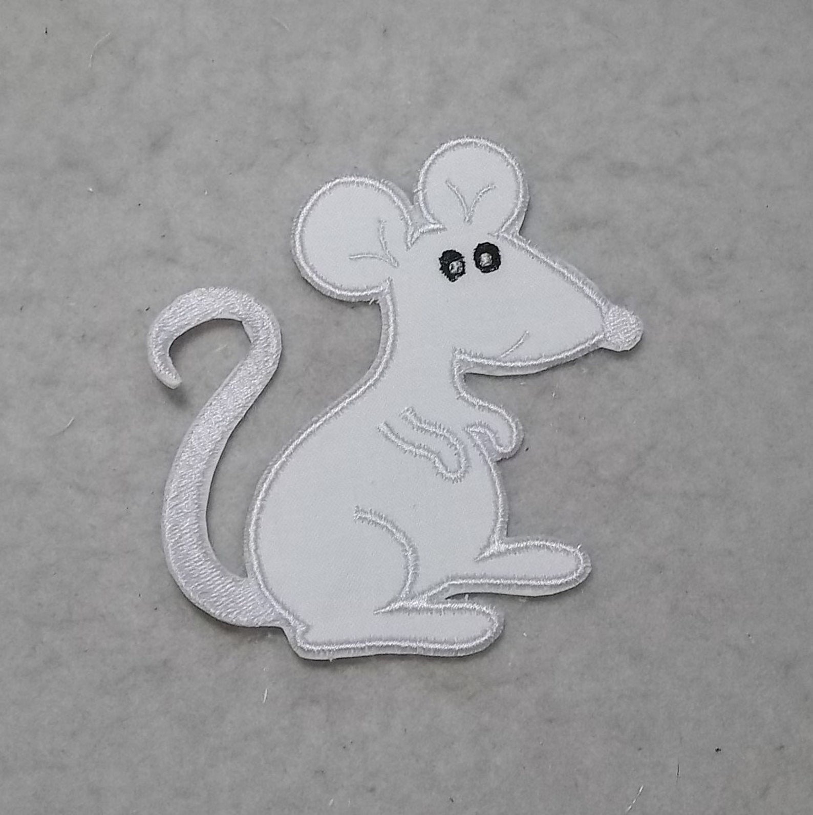 Mouse MADE to ORDER Choose COLOR and Size Fabric Iron on - Etsy