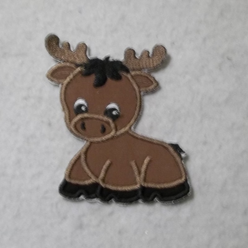 Moose Applique - Etsy