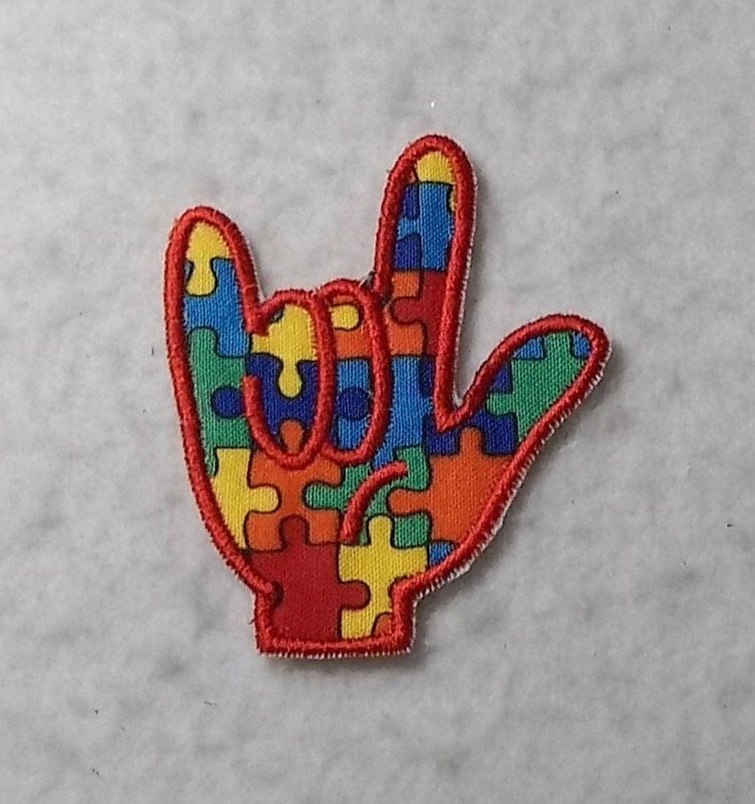 I Love You Sign Language ASL puzzle Piecemade to ORDER Choose Color ...