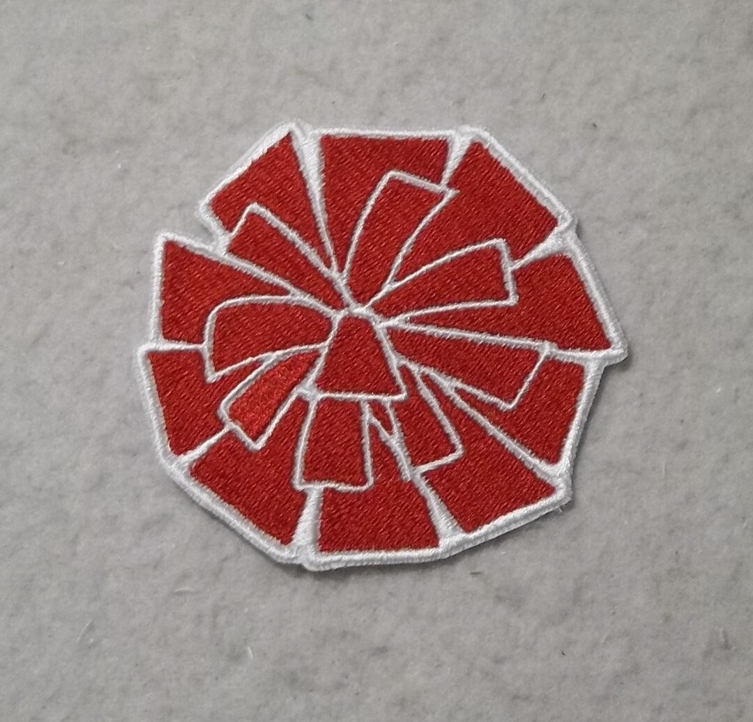 Cheerleading Pom Pom - MADE to ORDER - Choose Color and Size - Fabric Iron on Fill Stitch Patch ...