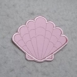 Scallop Shell - MADE to ORDER - Choose COLOR and Size - Fabric Iron on ...