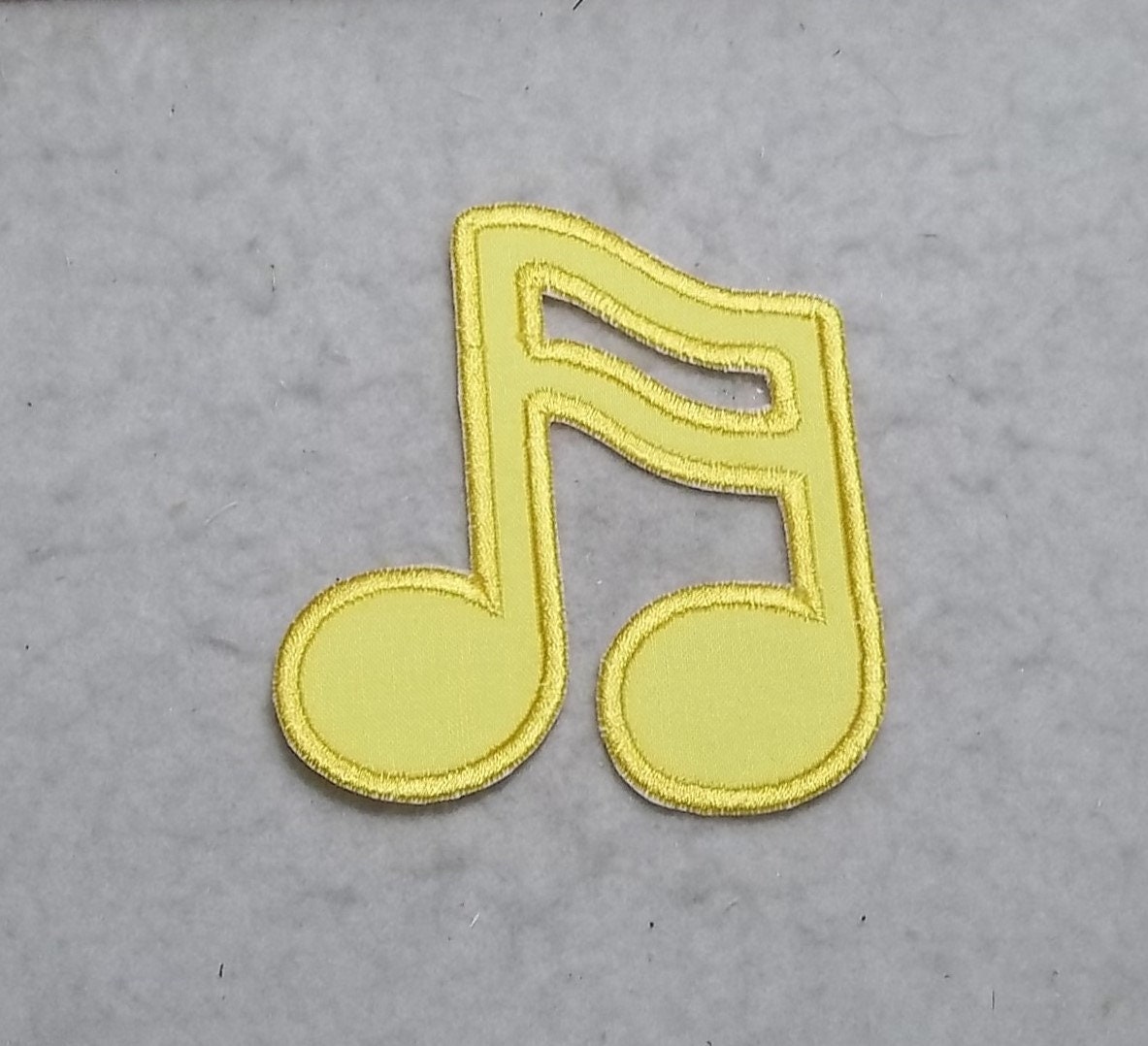 Music Note 3 MADE to ORDER Choose SIZE and Color Fabric | Etsy