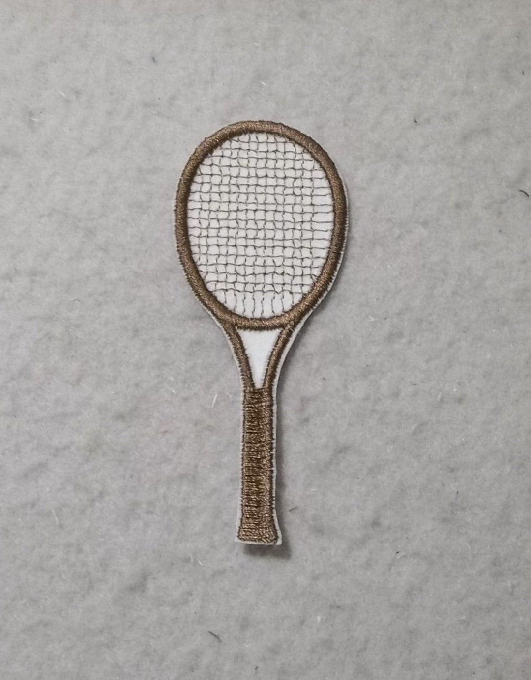 Tennis Racquet - MADE to ORDER - Choose Color and Size - Fabric Iron on ...