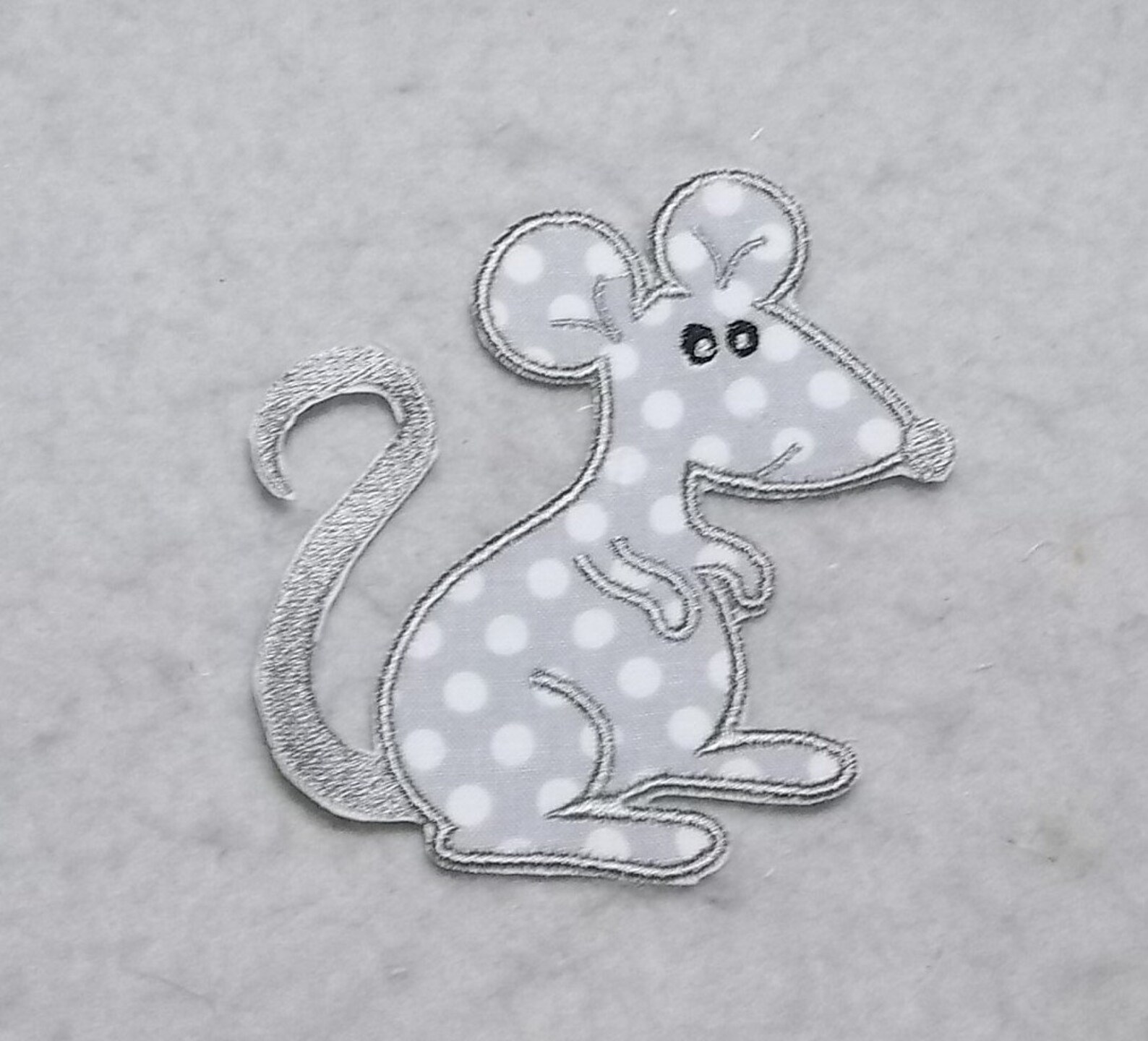 Mouse MADE to ORDER Choose COLOR and Size Fabric Iron on - Etsy