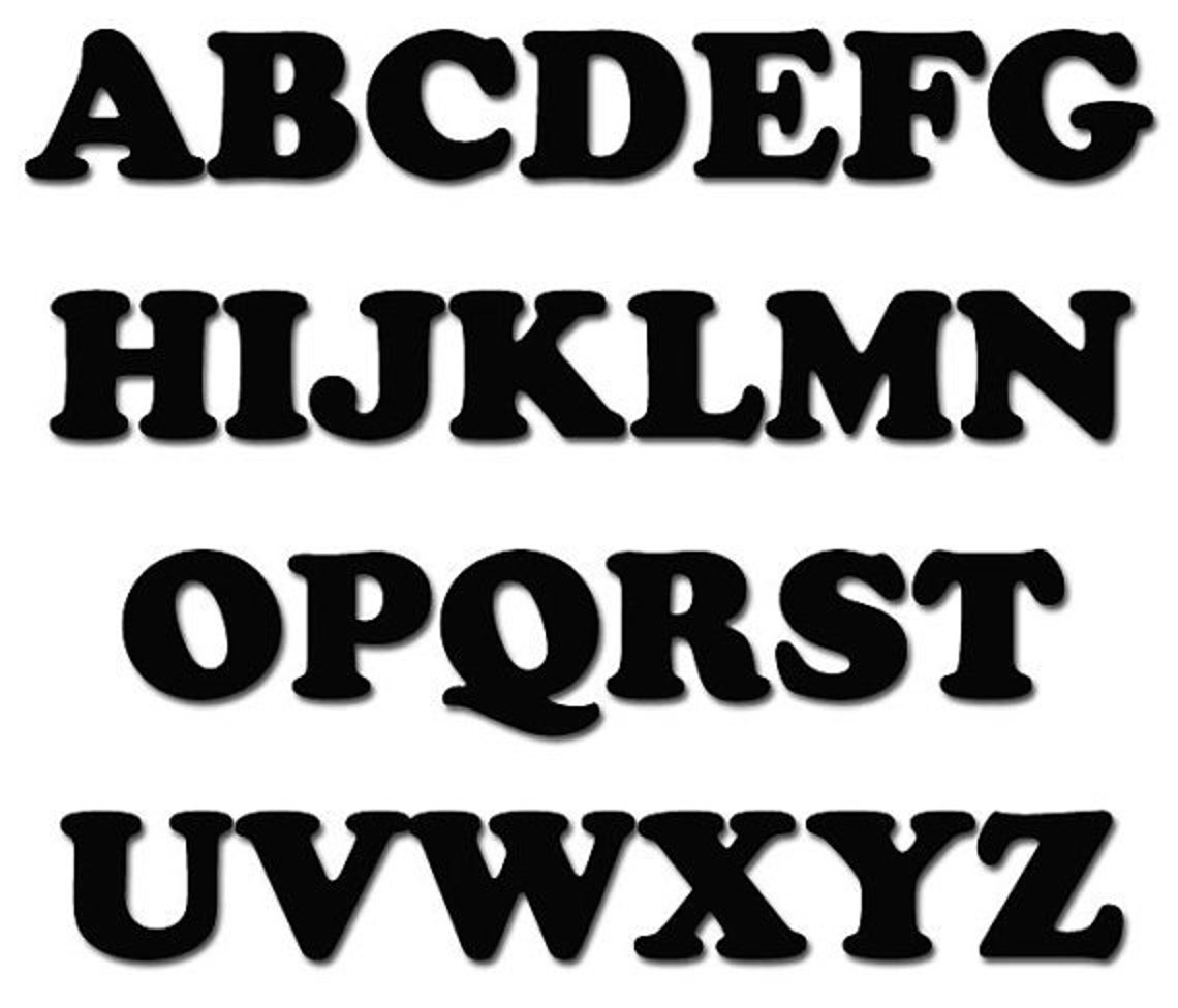 Cooper Font 2 Inch Upper Case Letter single MADE to ORDER - Etsy