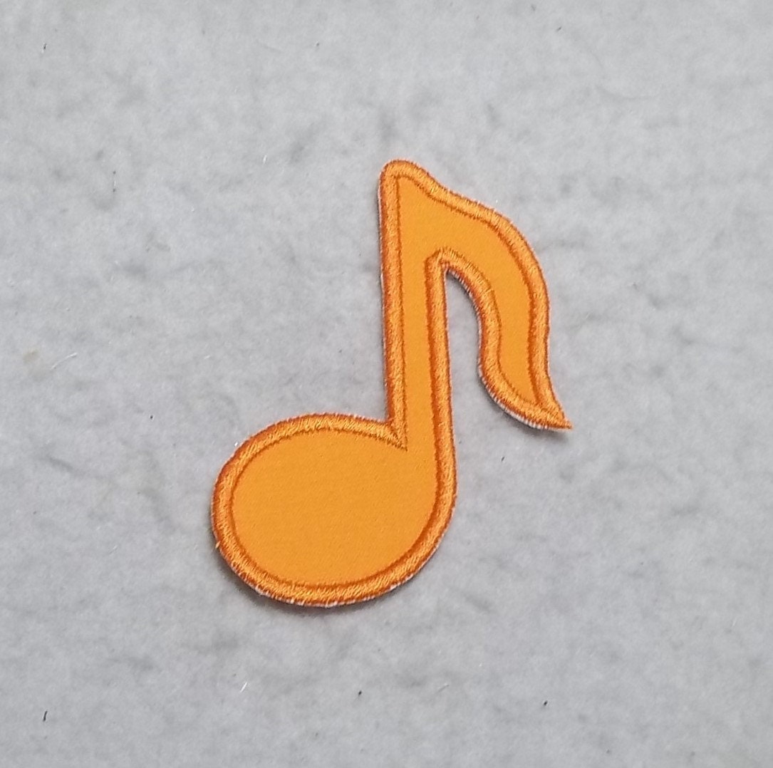 Music Note 1 MADE to ORDER Choose SIZE and Color fabric | Etsy