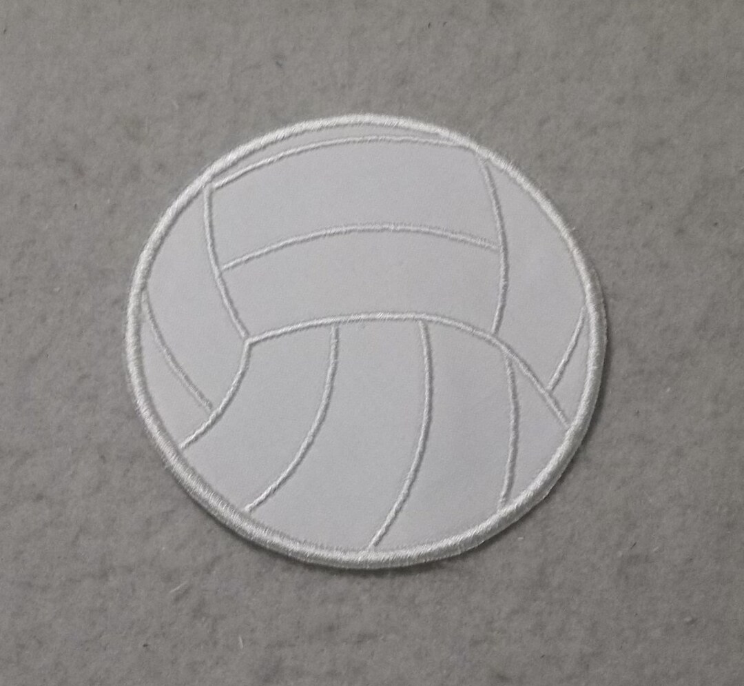 Volleyball - MADE to ORDER - Choose COLOR and Size - Fabric Iron on ...