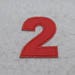Ariel Bold Font 2 Inch Number (single) MADE to ORDER - Choose COLOR and ...