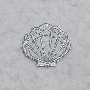 Scallop Shell (mini 2 Inch) - MADE to ORDER - Choose Color - Iron on ...