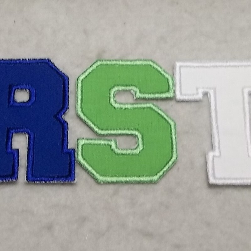 Varsity Letter Decal - Etsy