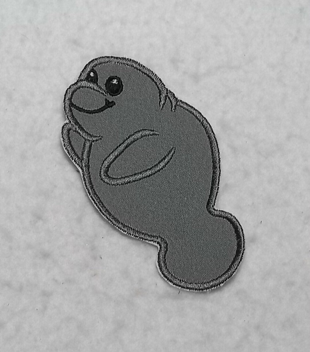 Manatee - MADE to ORDER - Choose COLOR and Size - Fabric Iron on ...
