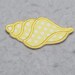Conch Shell - MADE to ORDER - Choose COLOR and Size - Fabric Iron on ...