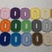 Ariel Bold Font 2 Inch Number (single) MADE to ORDER - Choose COLOR and ...