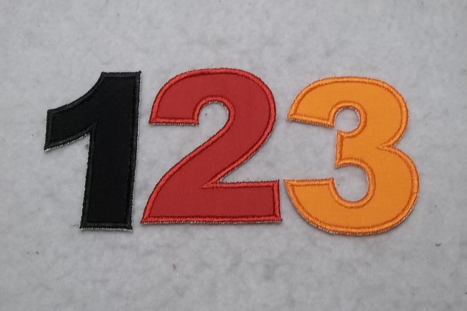 Ariel Bold Font 2 Inch Number (single) MADE to ORDER - Choose COLOR and ...