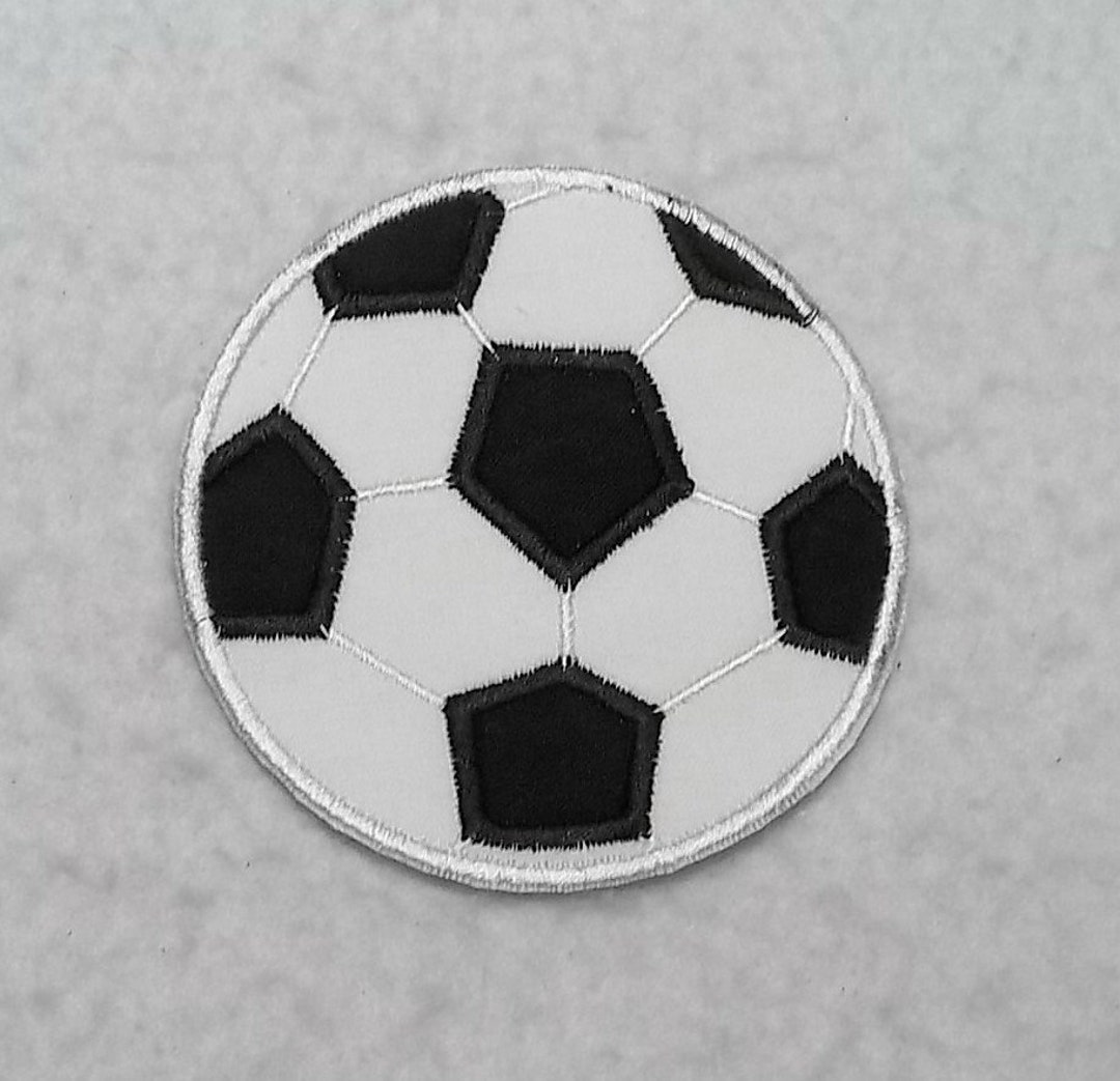 Soccer Ball With Black Patches - MADE to ORDER - Choose COLOR and Size ...