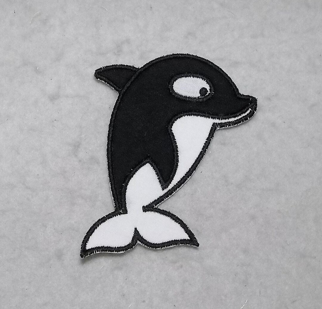Orca Whale (killer) - MADE to ORDER - Choose COLOR and Size - Fabric ...