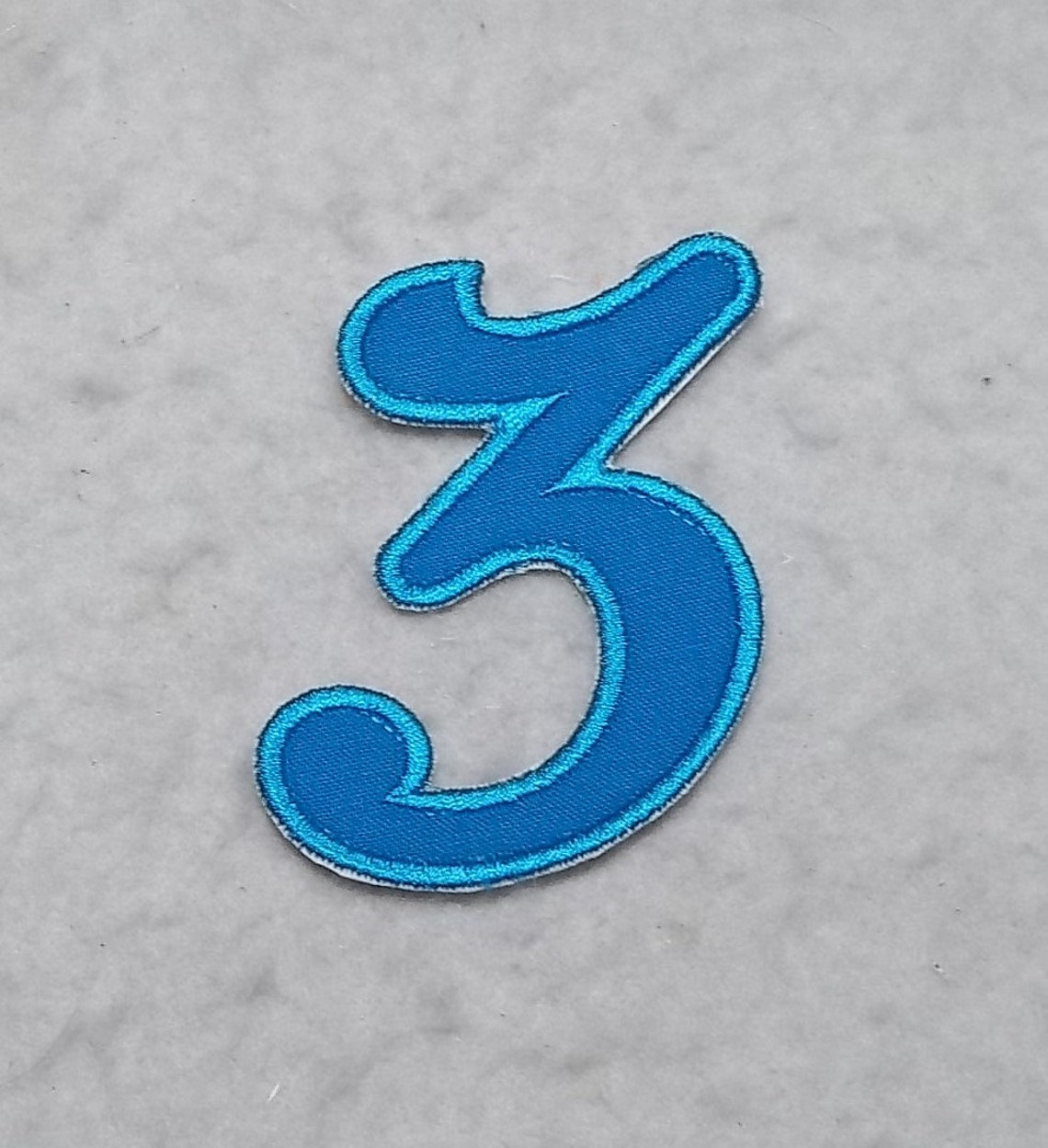 Script Font 5 Inch Number single MADE to ORDER Choose COLOR | Etsy