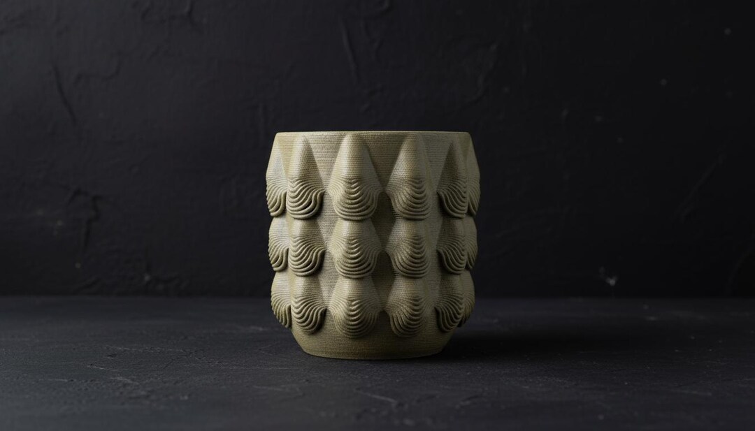 Layered Motif Planter – 3D Printed Ceramic - Etsy