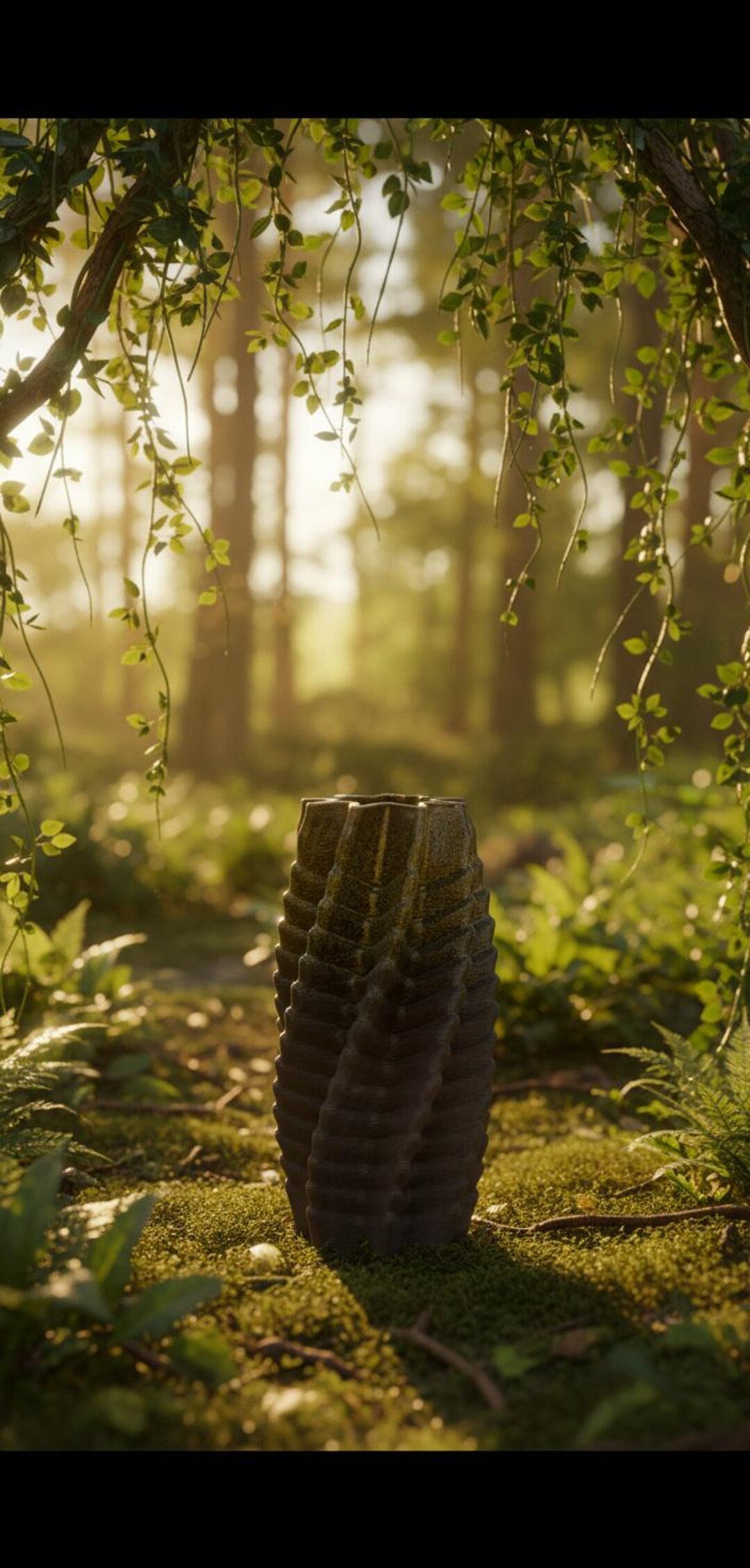 Organic Spiral Texture Vase – 3D Printed Ceramic - Etsy