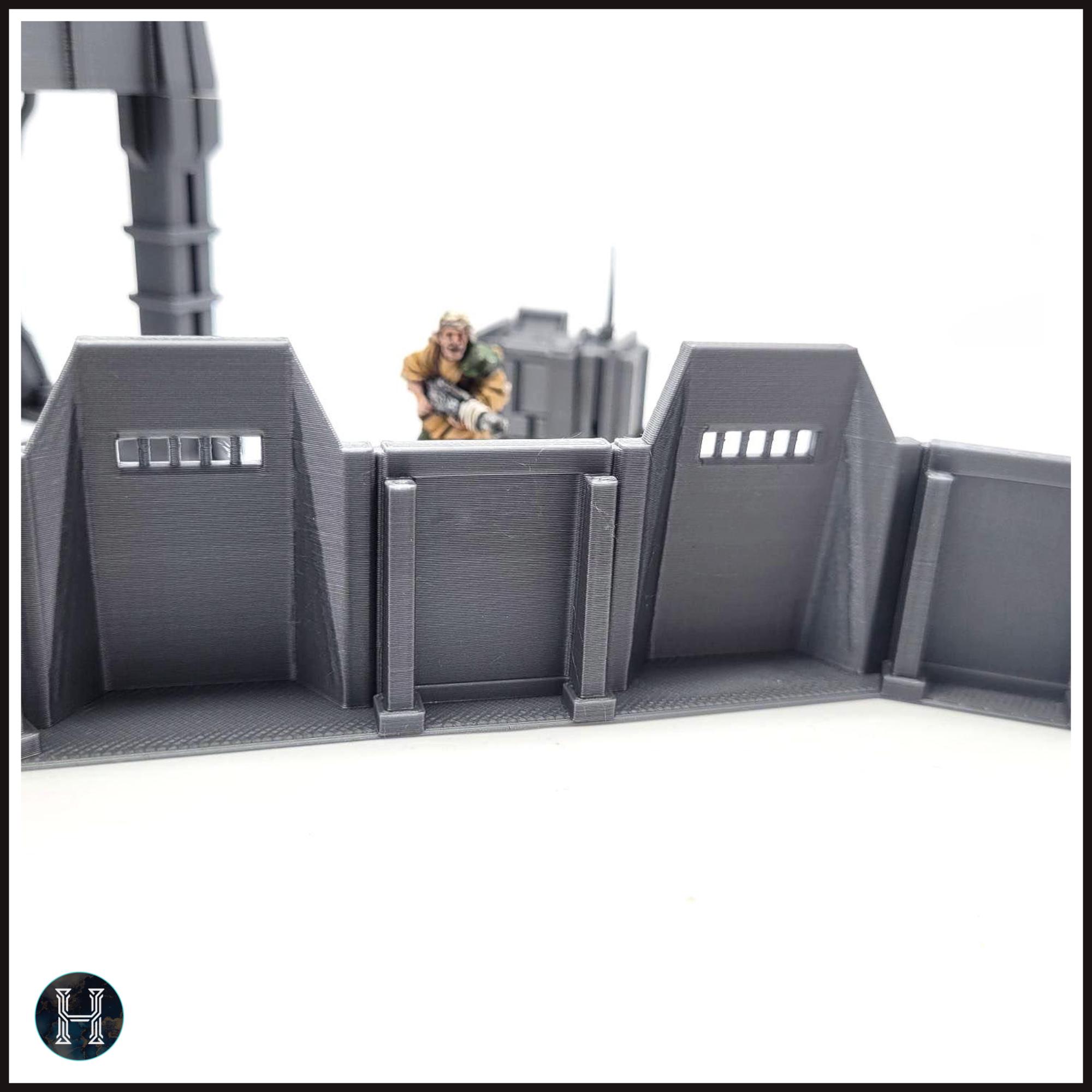 Futuristic Outpost With Radio Antenna | 28mm 32mm Sci-fi Terrain for ...