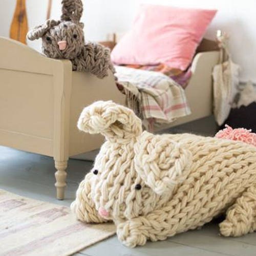 Giant Arm Knit Bunny Pattern - Etsy