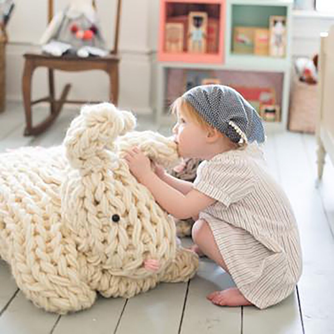 Giant Arm Knit Bunny Kit- Large - Etsy