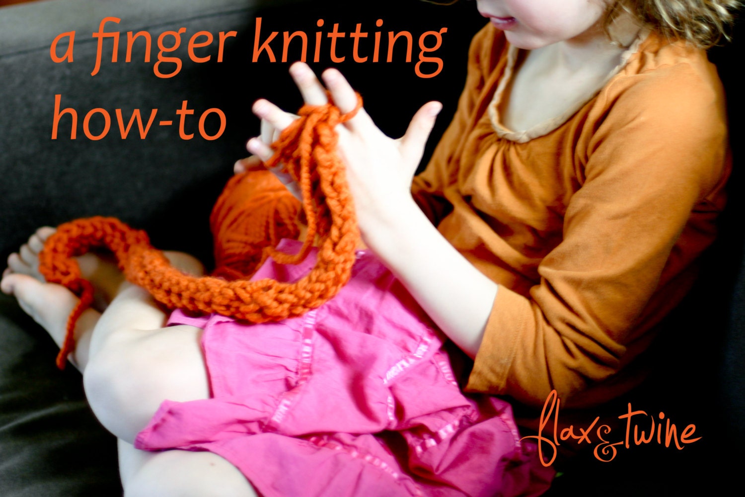 Finger Knitting How-to PDF - Etsy