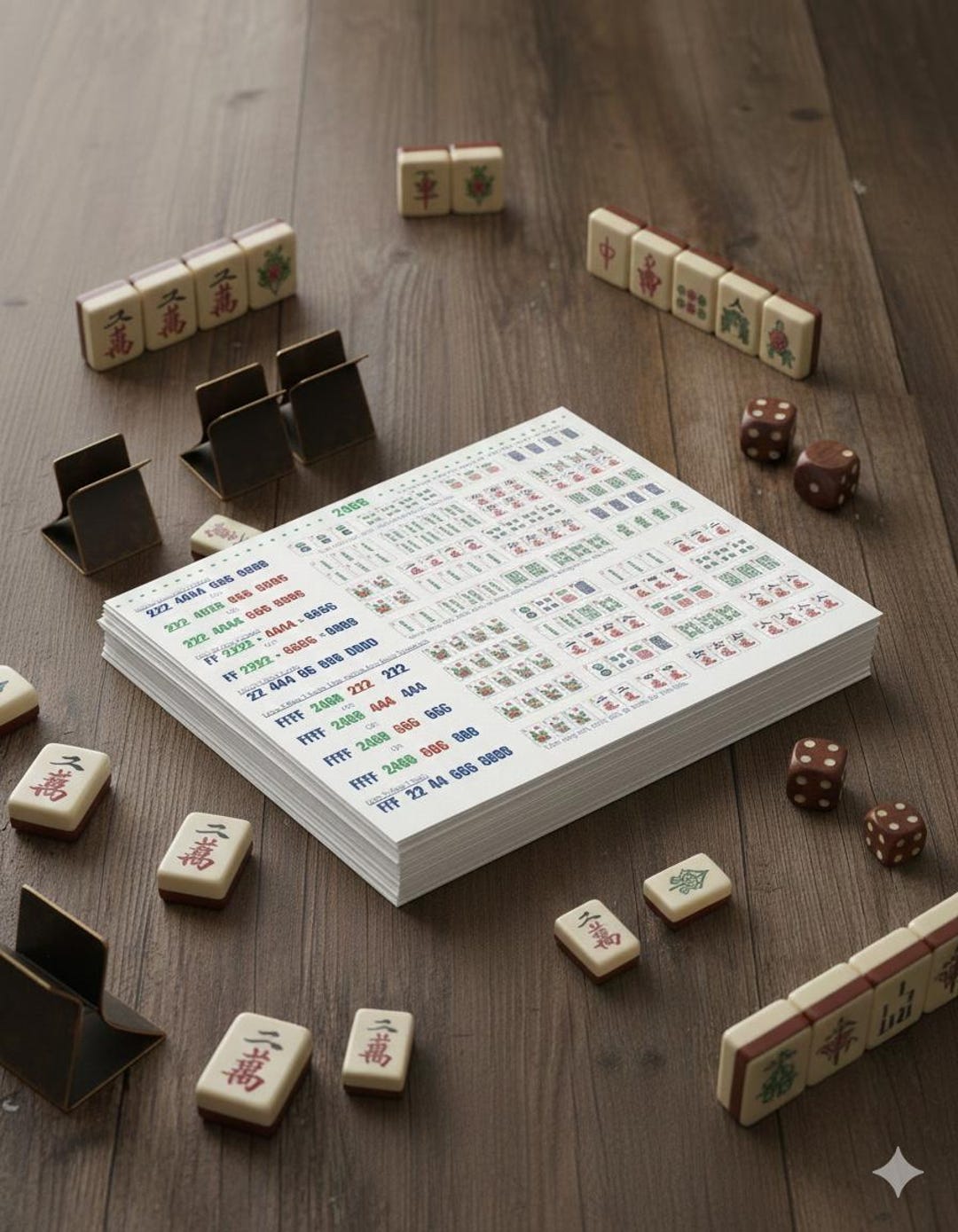 Mahjong Printable Cheat Sheet, NMJL Card 2026 Hands Guide, Easy Mahjong ...