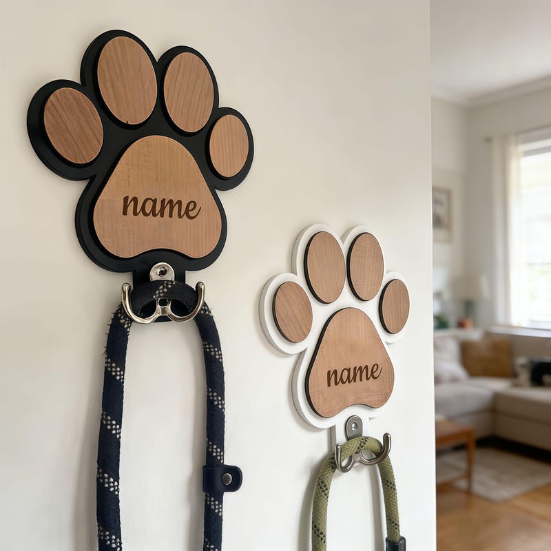 Dog Leash Rack - Etsy