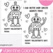 Robot Valentine Coloring Pages, Robot Valentine, Valentine's Day, Robot ...