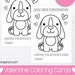 Puppy Valentine Coloring Pages, Puppy Valentine, Valentine's Day, Dog ...