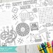 Editable Farm Party Placemat, Printable Birthday Coloring Page, Farm ...