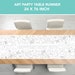 Art Party Coloring Table Runner, Art Birthday Coloring Page, Giant ...