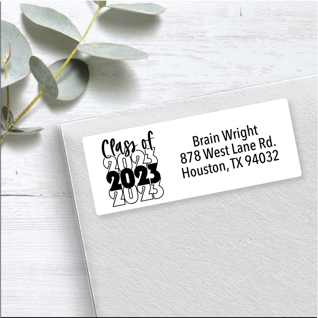 Graduation Address Labels, Graduation Stickers, Address Stickers ...