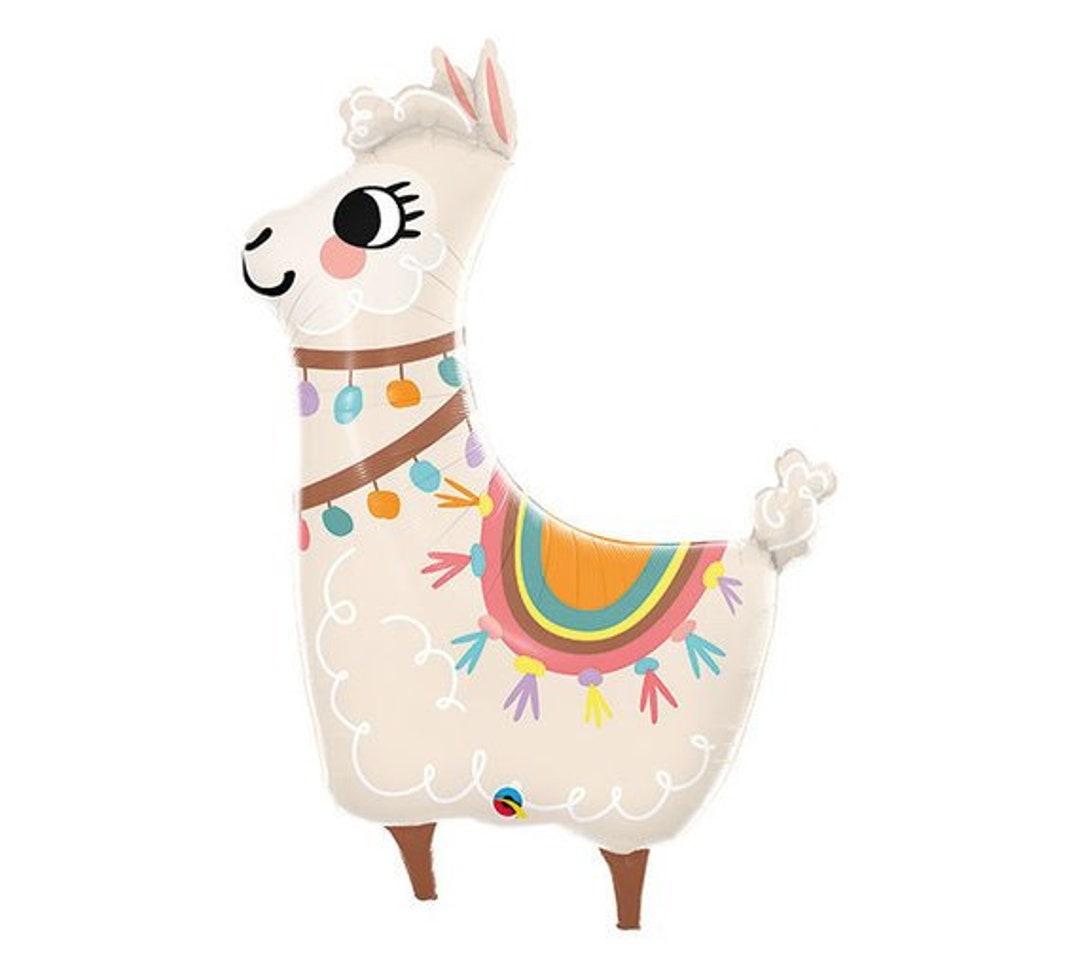 45" Loveable Llama Balloon, Llama Balloon, Birthday Decorations, Llama ...