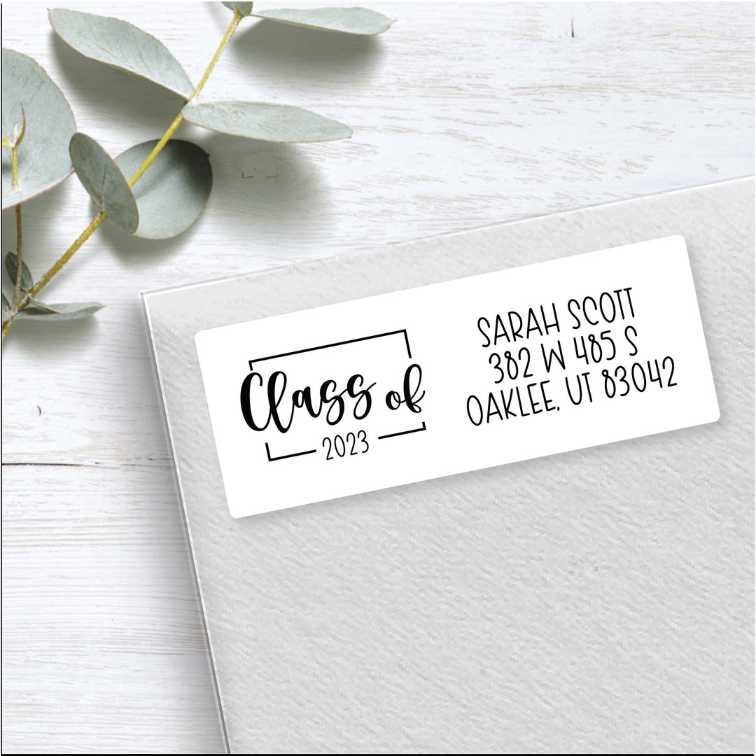 Graduation Address Labels, Graduation Stickers, Address Stickers ...