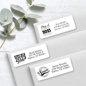 Graduation Address Labels, Graduation Stickers, Address Stickers ...