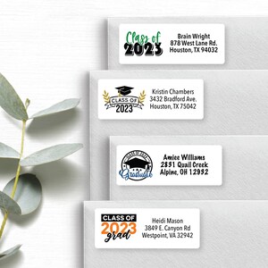 Custom Graduation Address Labels, Graduation Stickers, Address Stickers ...