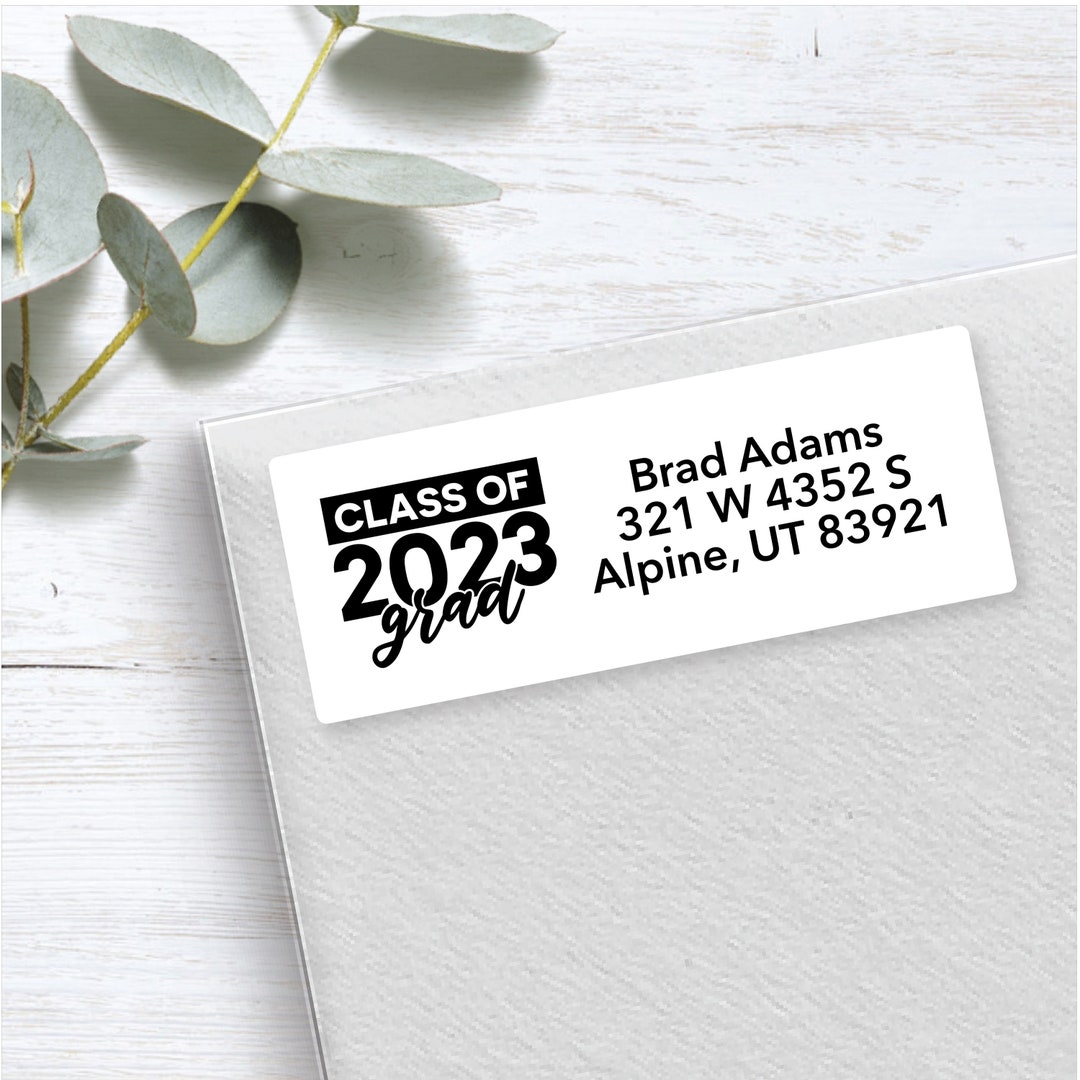 Graduation Address Labels, Graduation Stickers, Address Stickers ...